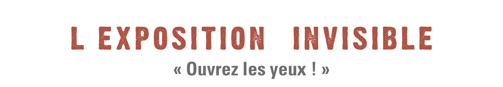 L'exposition Invisible - RAFAEL GRAY