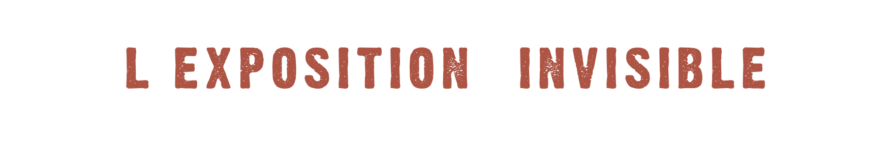 L'exposition Invisible - RAFAEL GRAY